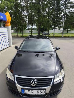 Black Volkswagen Passat 2009 in Vilnius, with an engine capacity of 1.97 L and mileage of 349 thousand km for 2300 €, photo 3 on AUTOMOTO.COM.LV
