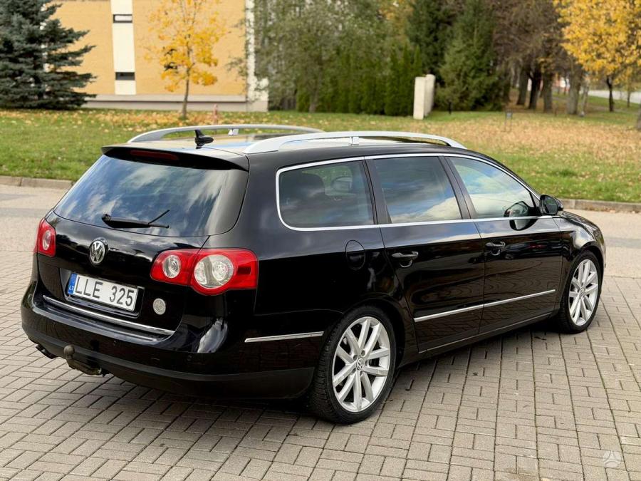 Black Volkswagen Passat 2009 in Vilnius, with an engine capacity of 1.97 L and mileage of 277 thousand km for 2900 €, photo 5 on AUTOMOTO.COM.LV