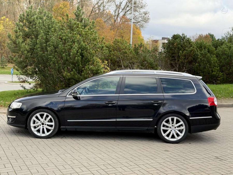 Black Volkswagen Passat 2009 in Vilnius, with an engine capacity of 1.97 L and mileage of 277 thousand km for 2900 €, photo 8 on AUTOMOTO.COM.LV