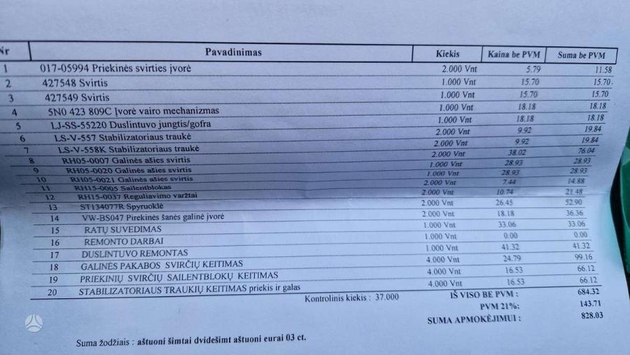 Черный Фольксваген Пассат 2010 в Каунас, объемом двигателя 1.97 л и пробегом 346 тыс. км за 2100 €, фото 10 на AUTOMOTO.COM.LV