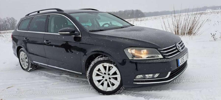 Black Volkswagen Passat 2011 in Jurbarkas, with an engine capacity of 1.97 L and mileage of 228 thousand km for 6200 €, photo 3 on AUTOMOTO.COM.LV