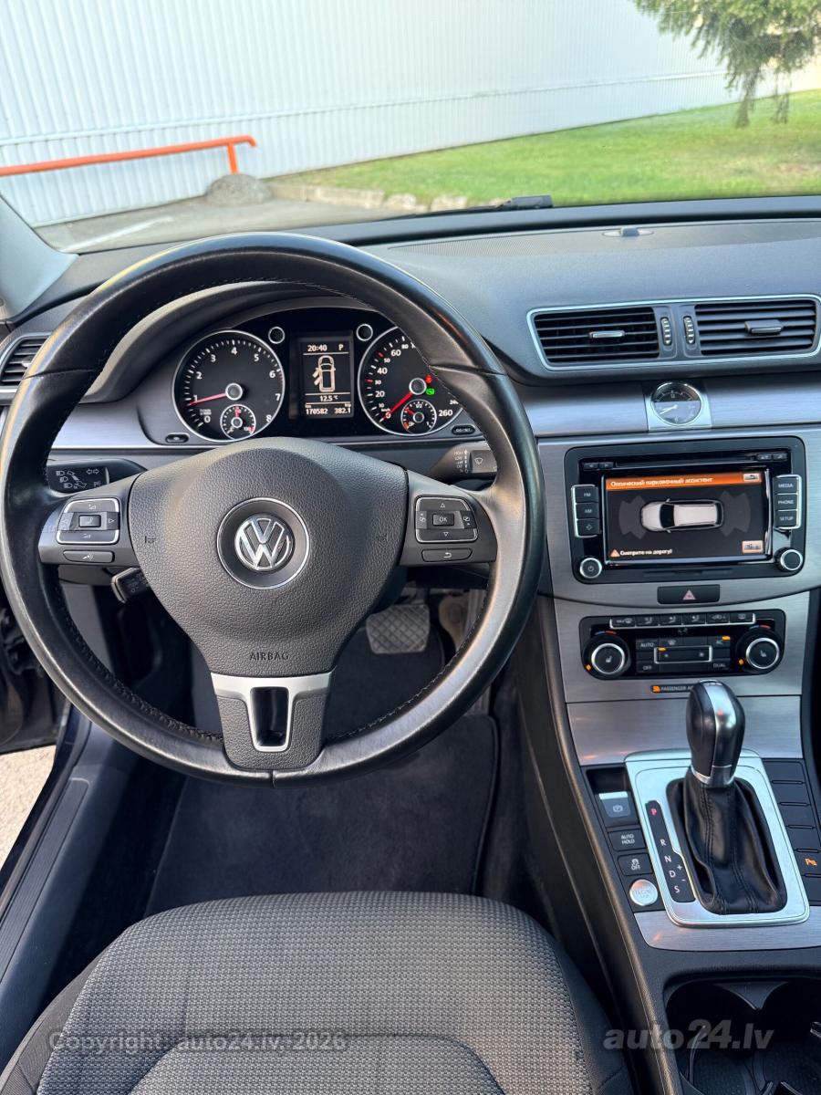 Black Volkswagen Passat 2011 in Tallinn, with an engine capacity of 1.80 L and mileage of 170 thousand km for 6250 €, photo 14 on AUTOMOTO.COM.LV