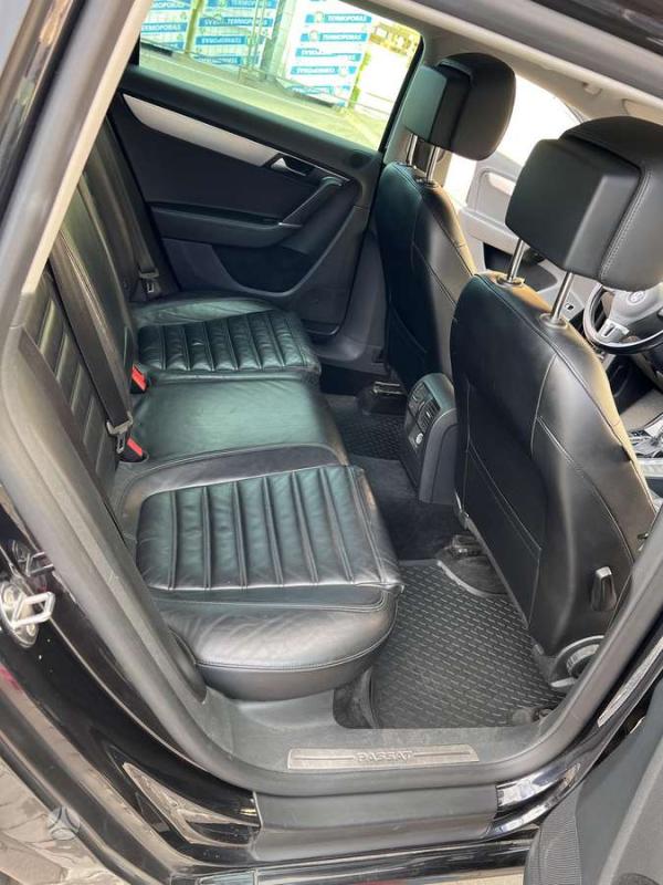 Black Volkswagen Passat 2011 in Taurage, with an engine capacity of 1.97 L and mileage of 276 thousand km for 5500 €, photo 10 on AUTOMOTO.COM.LV