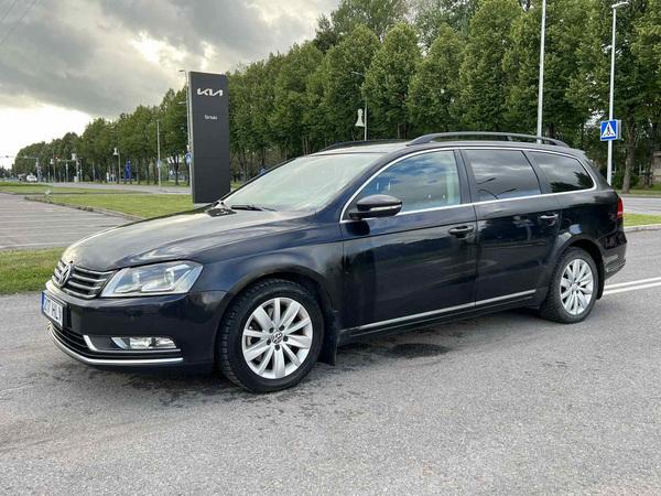 Black Volkswagen Passat 2011 in Narva, with an engine capacity of 1.60 L and mileage of 456 thousand km for 1999 €, photo 1 on AUTOMOTO.COM.LV
