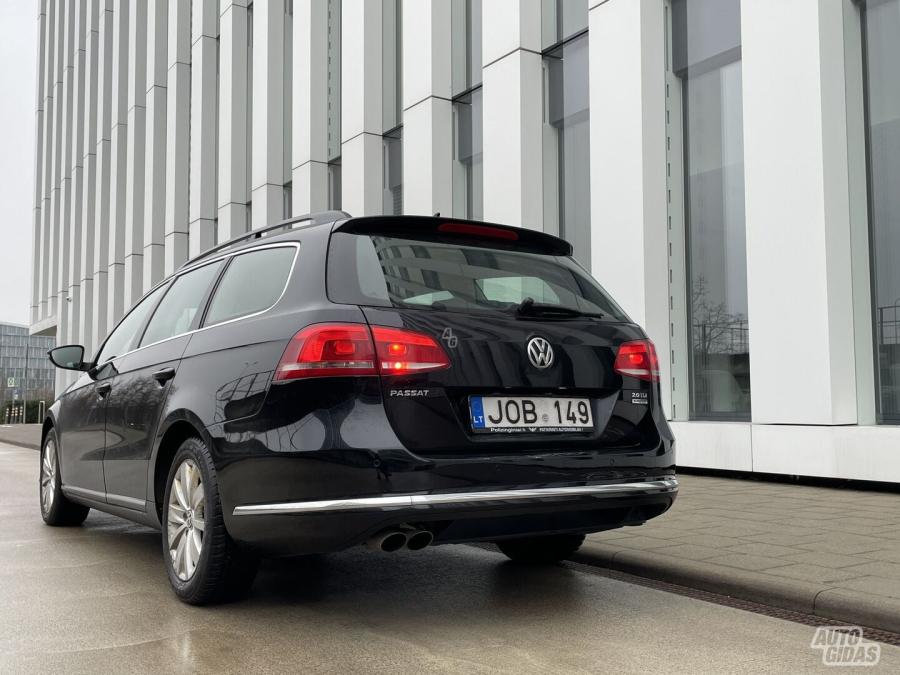 Black Volkswagen Passat 2012 in Vilnius, with an engine capacity of 2.00 L and mileage of 247 thousand km for 6400 €, photo 2 on AUTOMOTO.COM.LV