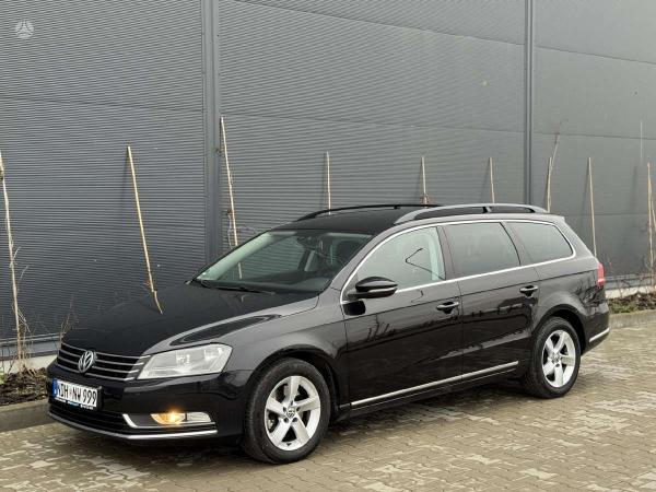 Black Volkswagen Passat 2012 in Vilnius, with an engine capacity of 2.00 L and mileage of 206 thousand km for 5950 €, photo 1 on AUTOMOTO.COM.LV