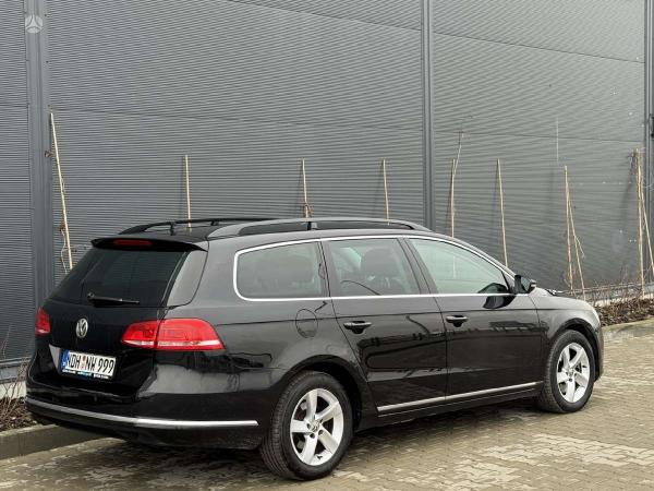Black Volkswagen Passat 2012 in Vilnius, with an engine capacity of 2.00 L and mileage of 206 thousand km for 5950 €, photo 4 on AUTOMOTO.COM.LV