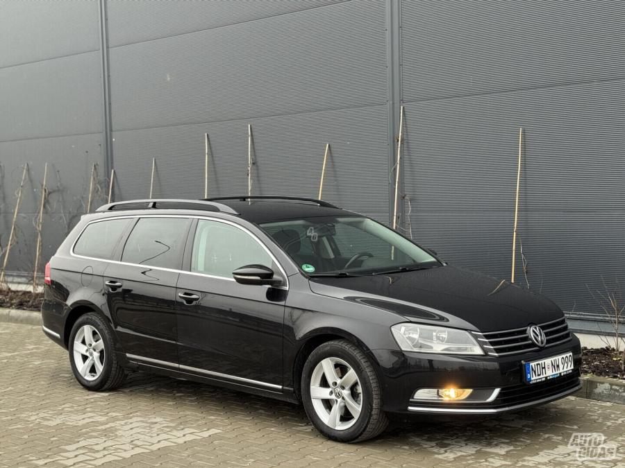 Black Volkswagen Passat 2012 in Vilnius, with an engine capacity of 2.00 L and mileage of 206 thousand km for 5950 €, photo 2 on AUTOMOTO.COM.LV