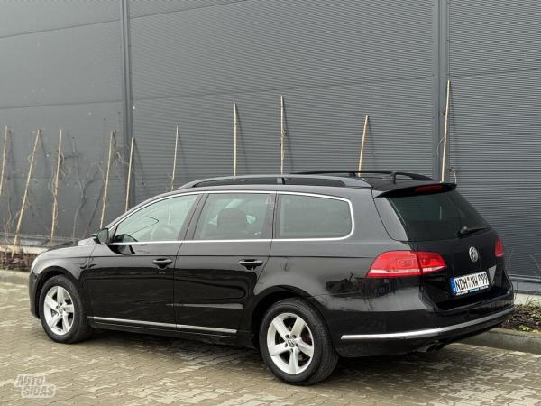 Black Volkswagen Passat 2012 in Vilnius, with an engine capacity of 2.00 L and mileage of 206 thousand km for 5950 €, photo 3 on AUTOMOTO.COM.LV