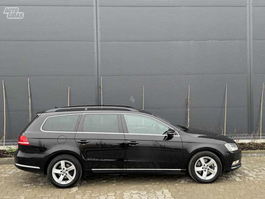 Black Volkswagen Passat 2012 in Vilnius, with an engine capacity of 2.00 L and mileage of 206 thousand km for 5950 €, photo 6 on AUTOMOTO.COM.LV