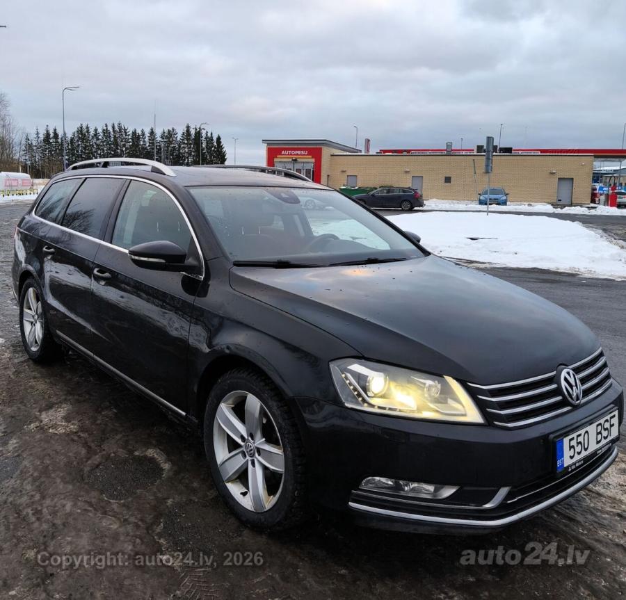 Melns Volkswagen Passat 2012 Tallina, ar dzinēja tilpumu 2.00 L un nobraukumu 291 tūkst. km par 7200 €, foto 1 vietnē AUTOMOTO.COM.LV