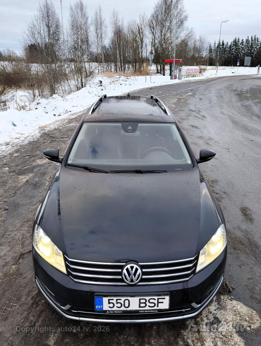 Black Volkswagen Passat 2012 in Tallinn, with an engine capacity of 2.00 L and mileage of 291 thousand km for 7200 €, photo 11 on AUTOMOTO.COM.LV