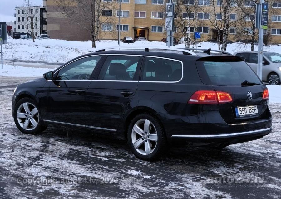 Black Volkswagen Passat 2012 in Tallinn, with an engine capacity of 2.00 L and mileage of 291 thousand km for 7200 €, photo 19 on AUTOMOTO.COM.LV