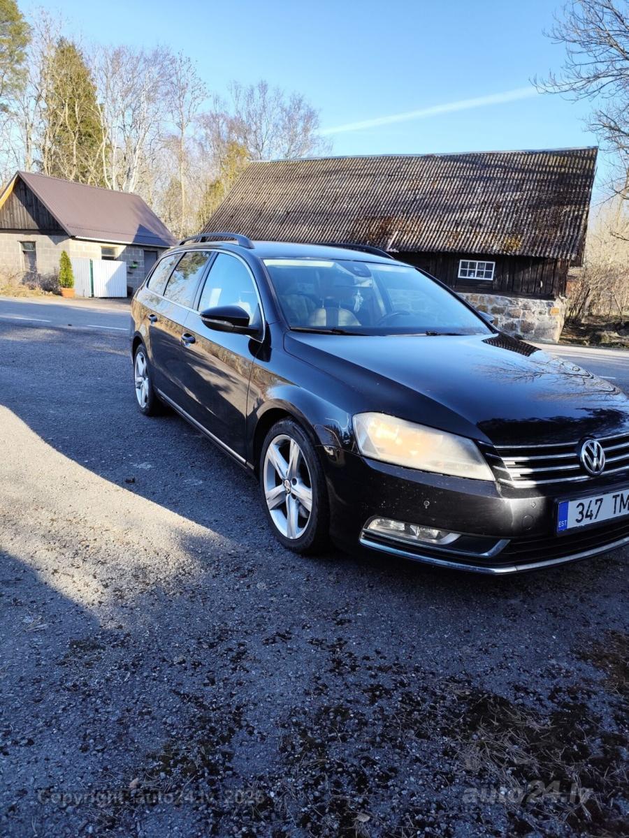 Black Volkswagen Passat 2012 in Haapsalu, with an engine capacity of 1.60 L and mileage of 308 thousand km for 3500 €, photo 1 on AUTOMOTO.COM.LV