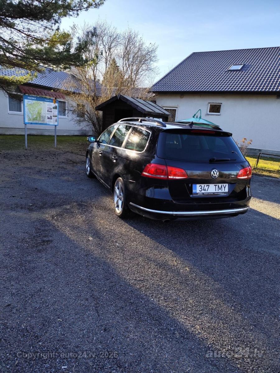 Black Volkswagen Passat 2012 in Haapsalu, with an engine capacity of 1.60 L and mileage of 308 thousand km for 3500 €, photo 3 on AUTOMOTO.COM.LV
