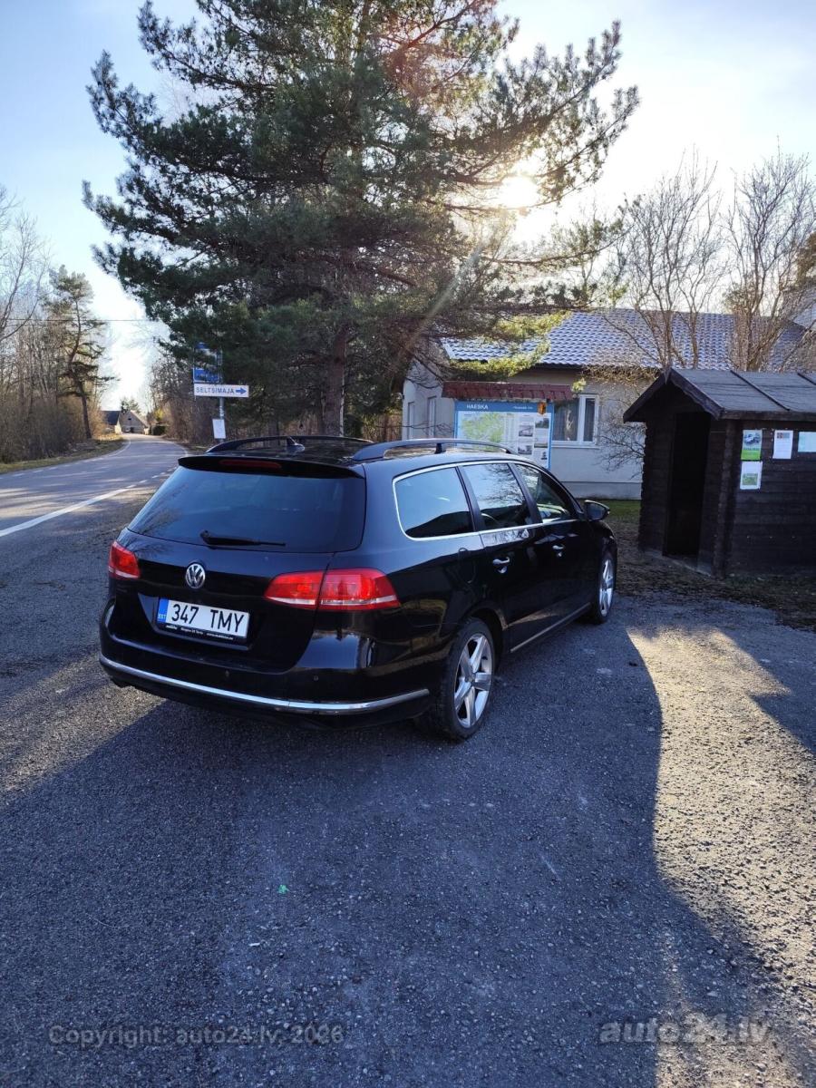 Black Volkswagen Passat 2012 in Haapsalu, with an engine capacity of 1.60 L and mileage of 308 thousand km for 3500 €, photo 4 on AUTOMOTO.COM.LV