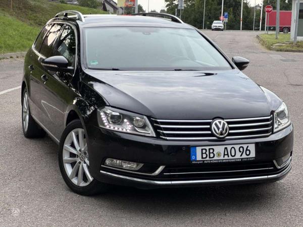 Black Volkswagen Passat 2012 in Jonava, with an engine capacity of 2.00 L and mileage of 330 thousand km for 6499 €, photo 1 on AUTOMOTO.COM.LV