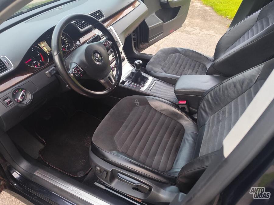Black Volkswagen Passat 2012 in Mazeikiai, with an engine capacity of 2.00 L and mileage of 248 thousand km for 5900 €, photo 16 on AUTOMOTO.COM.LV