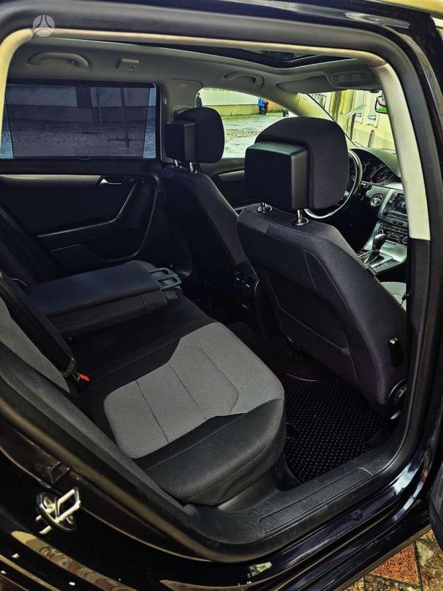 Black Volkswagen Passat 2012 in Kaisiadorys, with an engine capacity of 2.00 L and mileage of 399 thousand km for 4400 €, photo 57 on AUTOMOTO.COM.LV