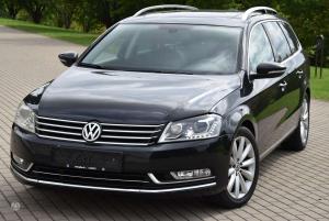 Black Volkswagen Passat 2012 in Vilnius, with an engine capacity of 1.97 L and mileage of 289 thousand km for 6300 €, photo  on AUTOMOTO.COM.LV