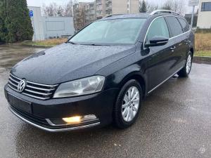 Black Volkswagen Passat 2013 in Kaunas, with an engine capacity of 1.60 L and mileage of 218 thousand km for 5950 €, photo  on AUTOMOTO.COM.LV