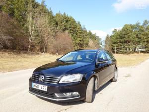 Black Volkswagen Passat 2013 in Vilnius, with an engine capacity of 1.60 L and mileage of 376 thousand km for 3790 €, photo 2 on AUTOMOTO.COM.LV
