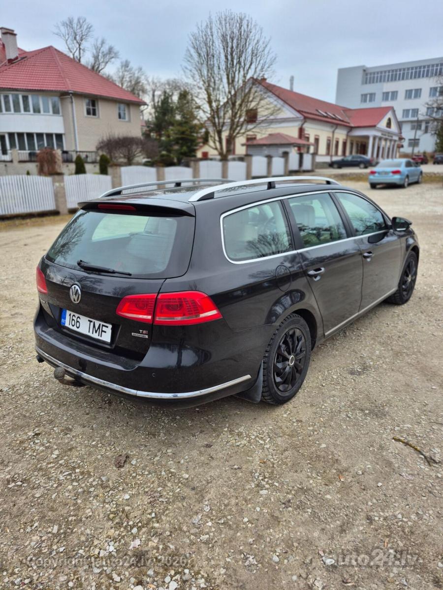Black Volkswagen Passat 2013 in Tallinn, with an engine capacity of 1.40 L and mileage of 297 thousand km for 6200 €, photo 11 on AUTOMOTO.COM.LV