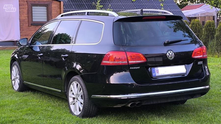 Black Volkswagen Passat 2013 in Vilnius, with an engine capacity of 2.00 L and mileage of 317 thousand km for 5500 €, photo 6 on AUTOMOTO.COM.LV