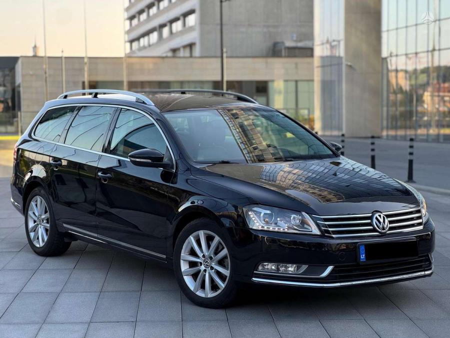 Melns Volkswagen Passat 2013 Viļņa, ar dzinēja tilpumu 1.97 L un nobraukumu 286 tūkst. km par 6250 €, foto 1 vietnē AUTOMOTO.COM.LV