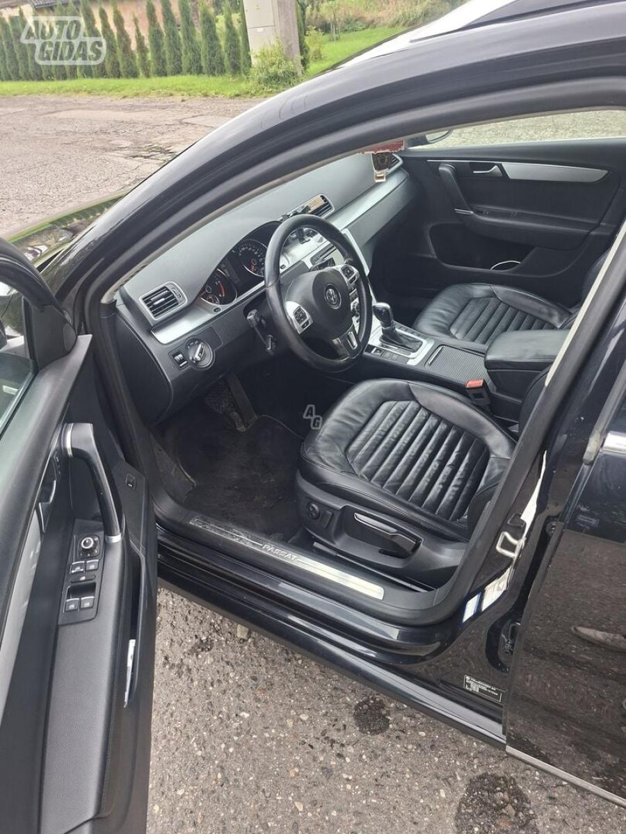 Black Volkswagen Passat 2013 in Siauliai, with an engine capacity of 2.00 L and mileage of 281 thousand km for 4250 €, photo 12 on AUTOMOTO.COM.LV
