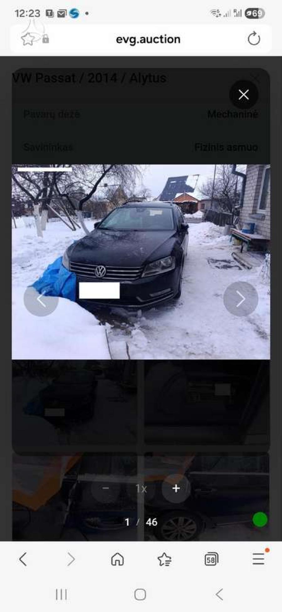 Black Volkswagen Passat 2014 in Kaunas, with an engine capacity of 1.60 L and mileage of 290 thousand km for 1650 €, photo 17 on AUTOMOTO.COM.LV