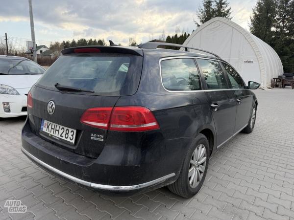 Black Volkswagen Passat 2014 in Avizieniai, with an engine capacity of 2.00 L and mileage of 423 thousand km for 2800 €, photo 3 on AUTOMOTO.COM.LV