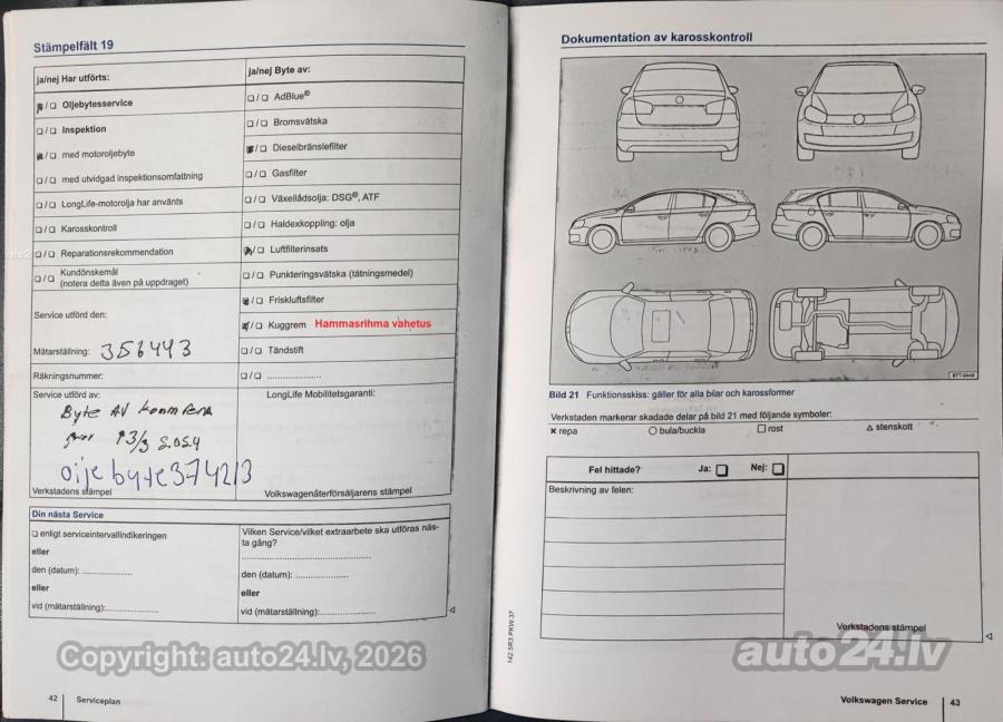 Черный Фольксваген Пассат 2014 в Таллин, объемом двигателя 2.00 л и пробегом 369 тыс. км за 5800 €, фото 8 на AUTOMOTO.COM.LV
