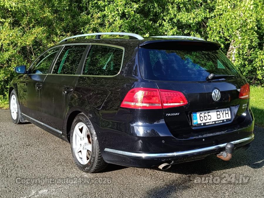 Black Volkswagen Passat 2014 in Tallinn, with an engine capacity of 2.00 L and mileage of 348 thousand km for 3500 €, photo 7 on AUTOMOTO.COM.LV