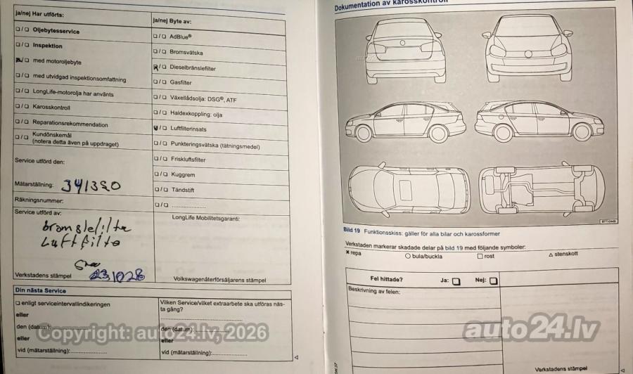 Черный Фольксваген Пассат 2014 в Таллин, объемом двигателя 2.00 л и пробегом 370 тыс. км за 4999 €, фото 11 на AUTOMOTO.COM.LV