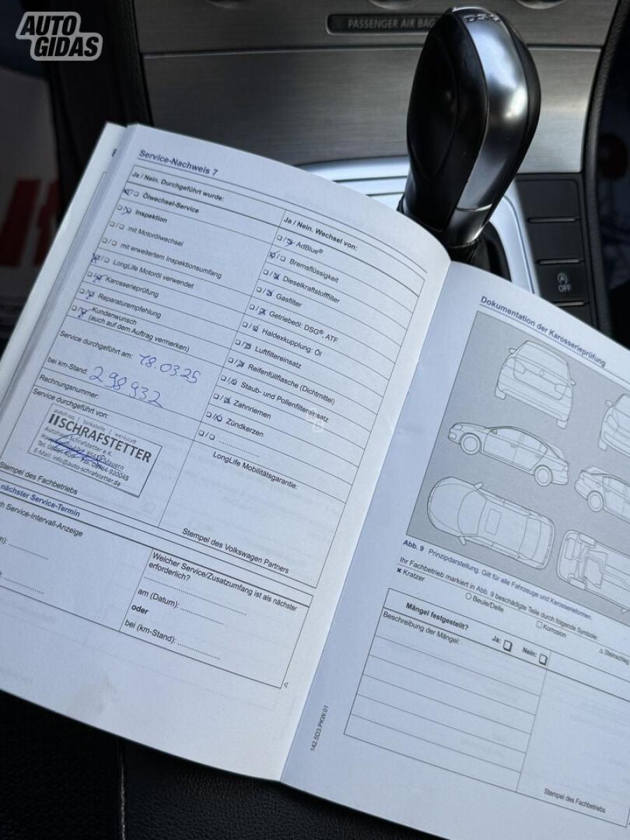 Black Volkswagen Passat 2014 in Marijampole, with an engine capacity of 2.00 L and mileage of 320 thousand km for 5500 €, photo 16 on AUTOMOTO.COM.LV