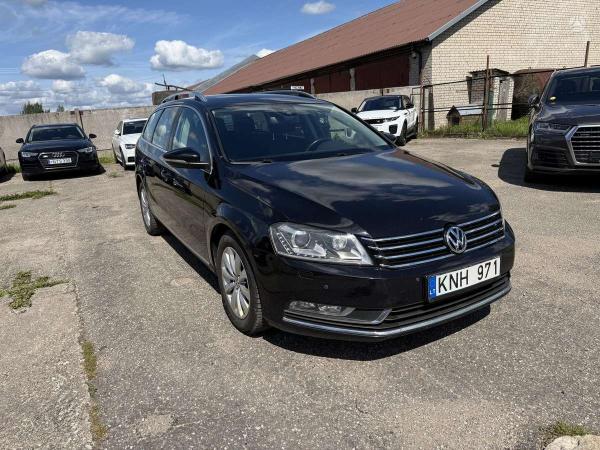 Black Volkswagen Passat 2014 in Telschi, with an engine capacity of 1.97 L and mileage of 333 thousand km for 5100 €, photo 4 on AUTOMOTO.COM.LV