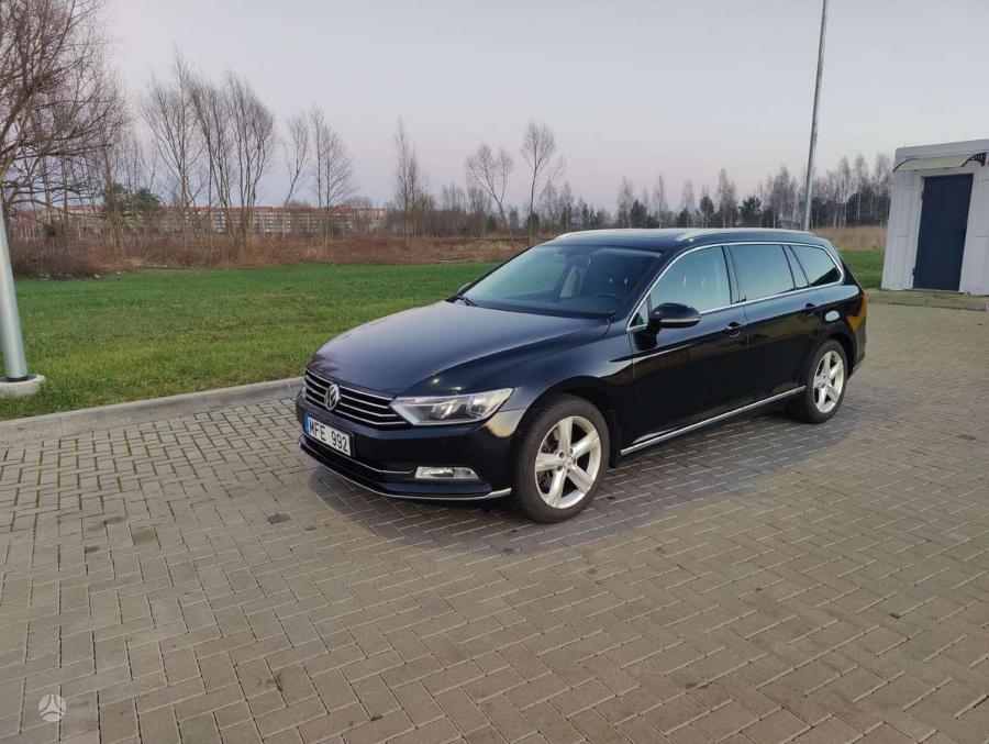 Melns Volkswagen Passat 2015 Klaipėda, ar dzinēja tilpumu 1.97 L un nobraukumu 329 tūkst. km par 7200 €, foto 1 vietnē AUTOMOTO.COM.LV