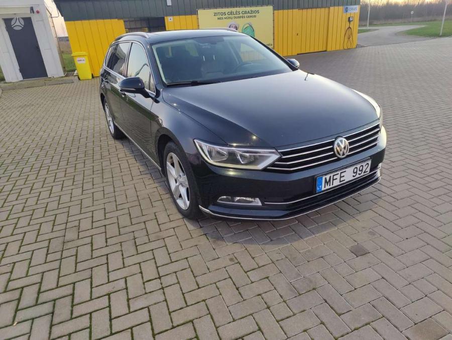 Melns Volkswagen Passat 2015 Klaipėda, ar dzinēja tilpumu 1.97 L un nobraukumu 329 tūkst. km par 7200 €, foto 2 vietnē AUTOMOTO.COM.LV