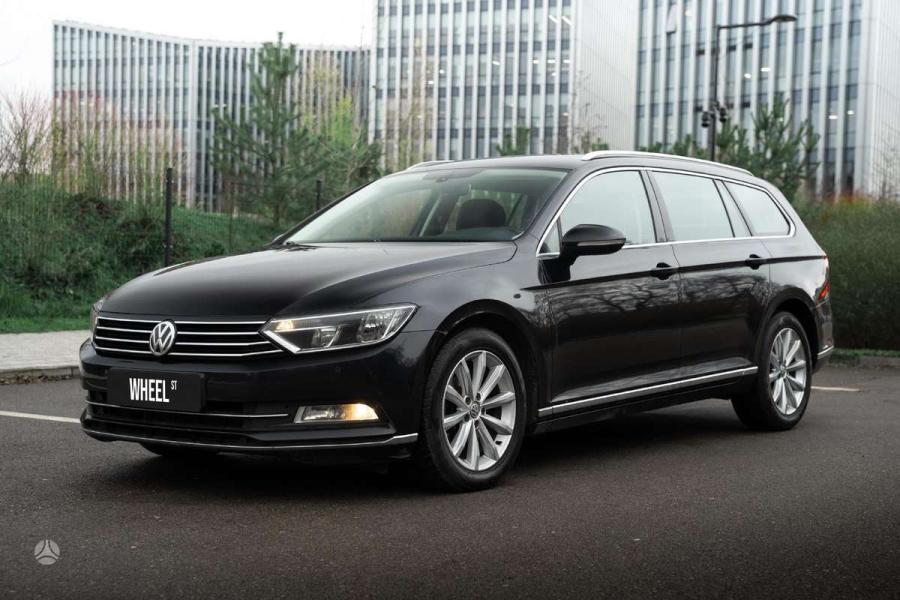Melns Volkswagen Passat 2015 Viļņa, ar dzinēja tilpumu 1.97 L un nobraukumu 282 tūkst. km par 10300 €, foto 1 vietnē AUTOMOTO.COM.LV
