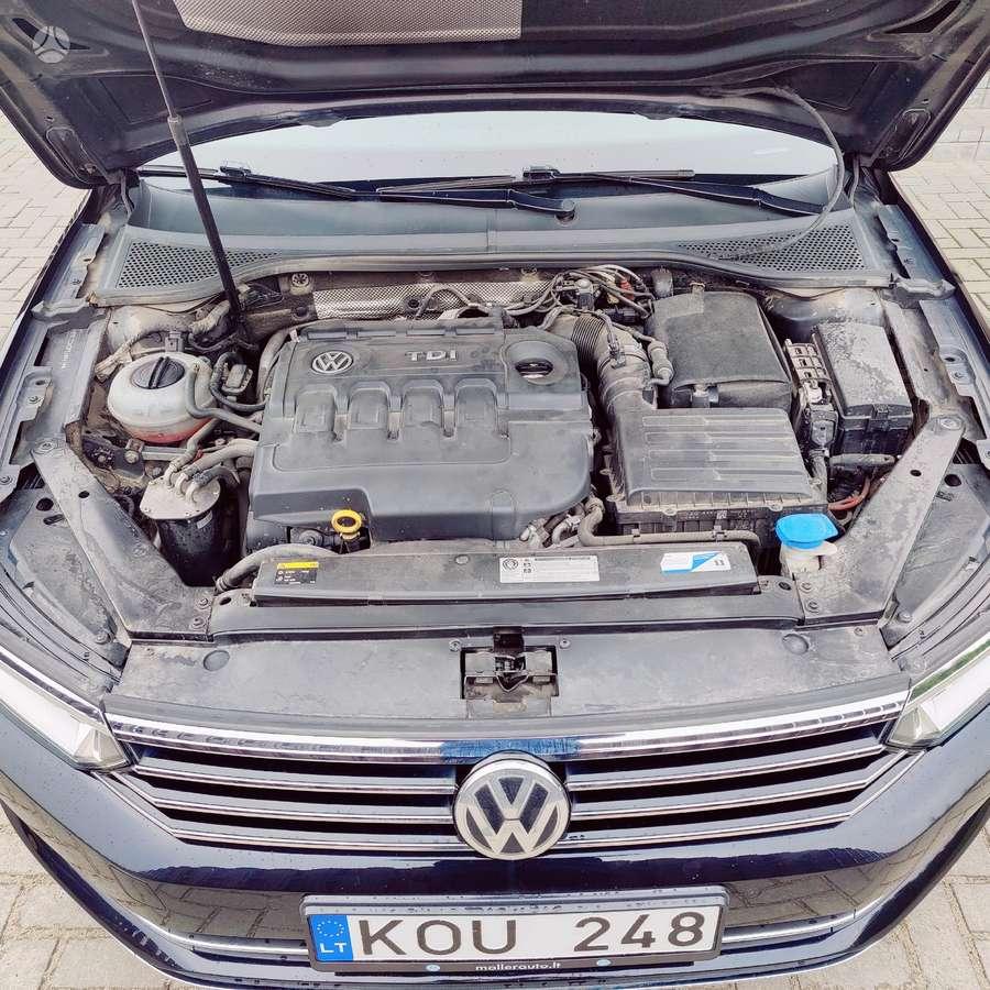 Black Volkswagen Passat 2015 in Vilnius, with an engine capacity of 2.00 L and mileage of 277 thousand km for 11200 €, photo 15 on AUTOMOTO.COM.LV