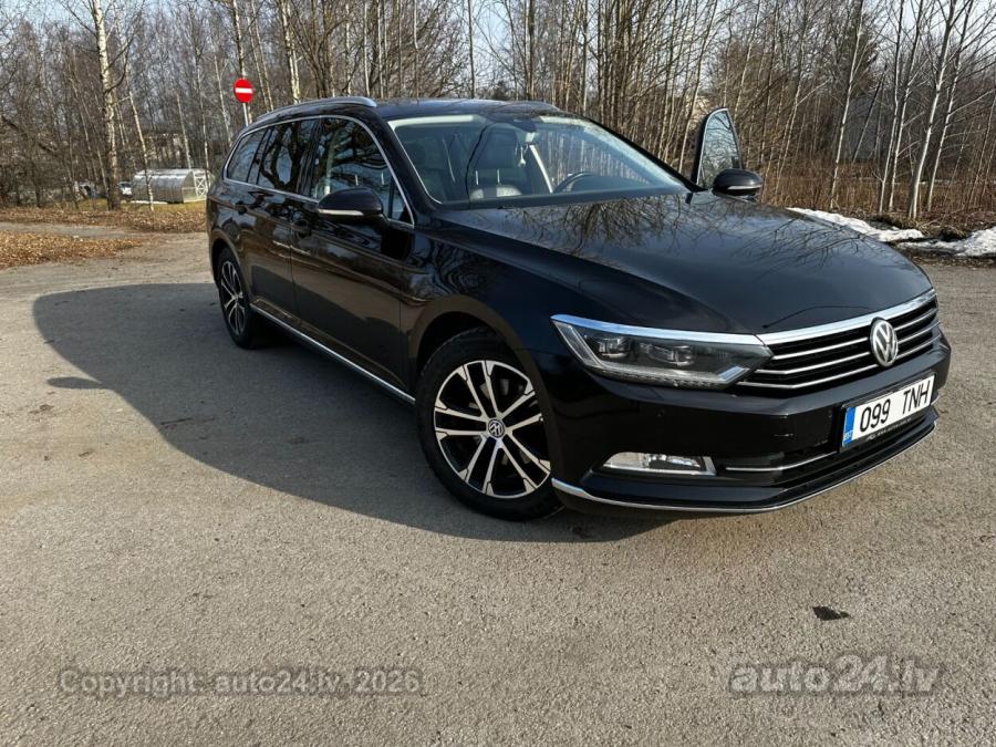 Melns Volkswagen Passat 2015 Tallina, ar dzinēja tilpumu 2.00 L un nobraukumu 274 tūkst. km par 9500 €, foto 1 vietnē AUTOMOTO.COM.LV