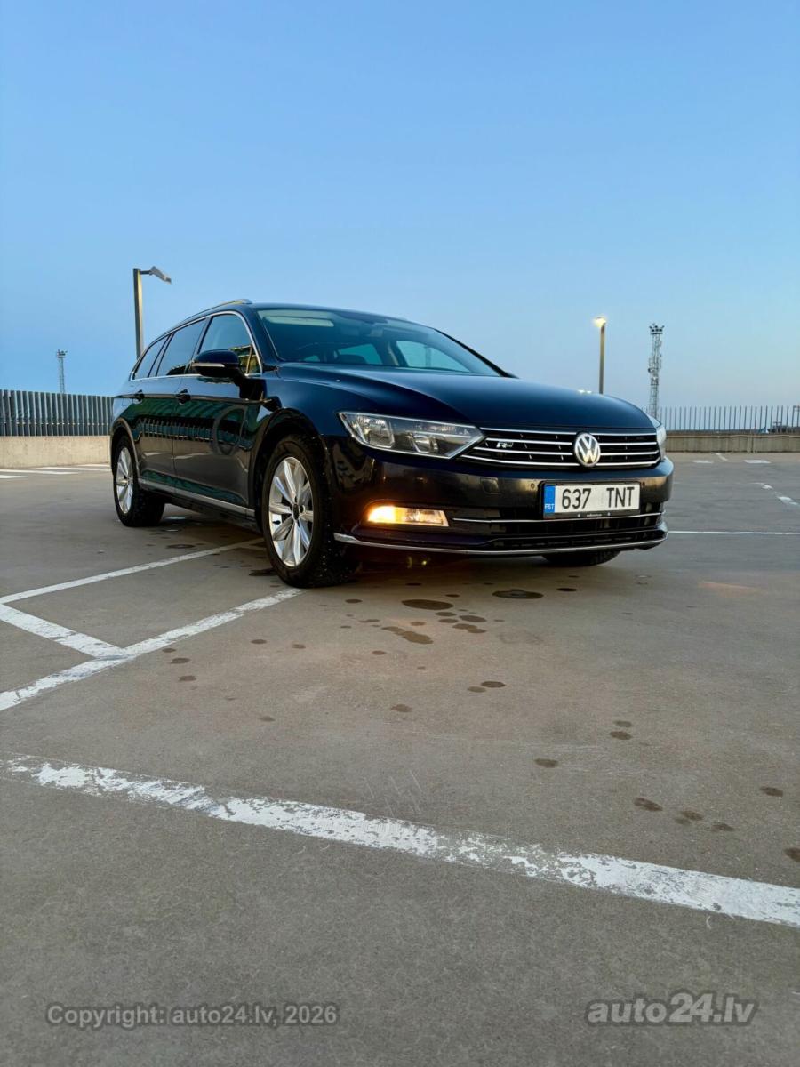 Black Volkswagen Passat 2015 in Tallinn, with an engine capacity of 1.60 L and mileage of 275 thousand km for 7990 €, photo 7 on AUTOMOTO.COM.LV