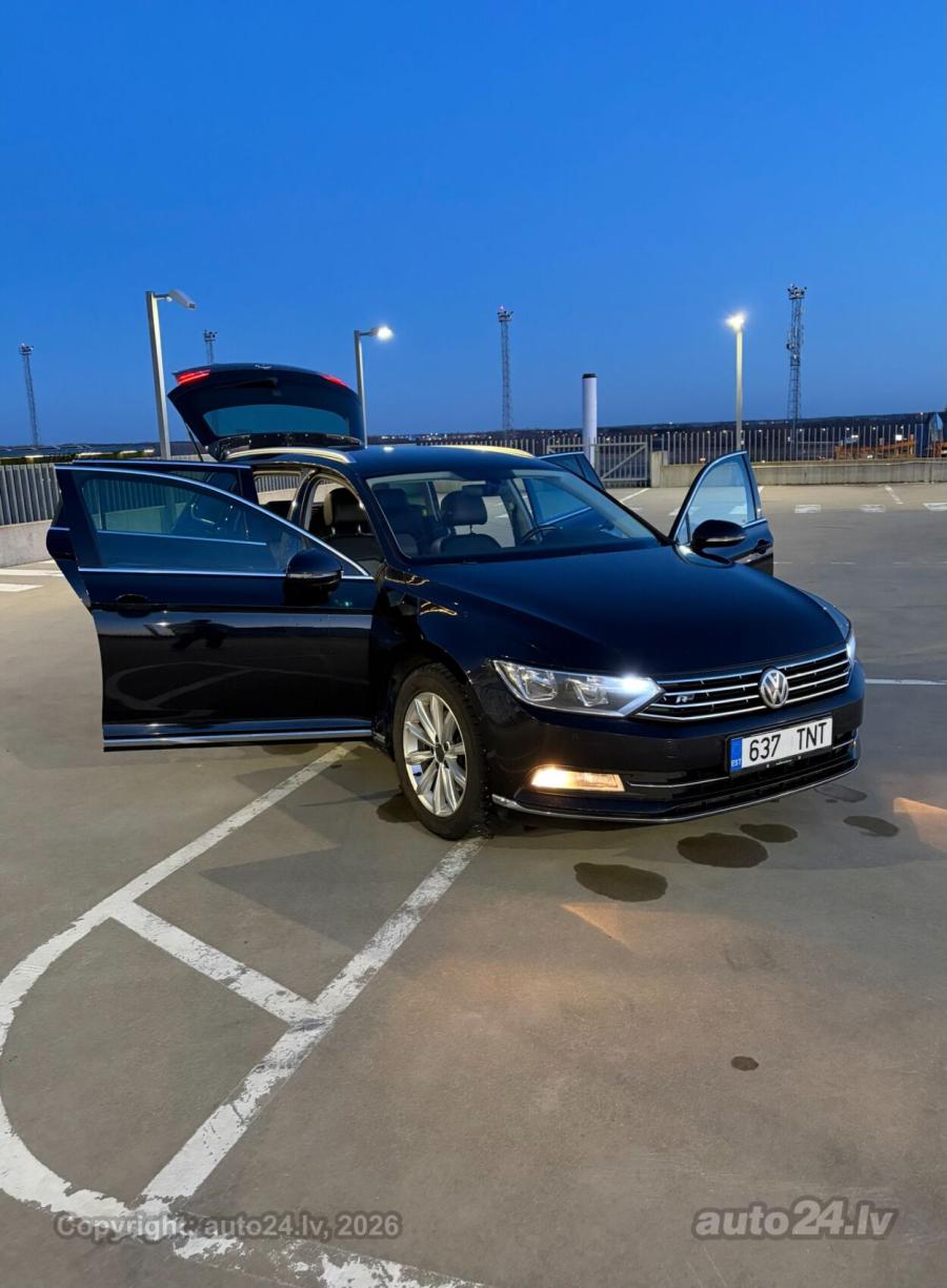 Black Volkswagen Passat 2015 in Tallinn, with an engine capacity of 1.60 L and mileage of 275 thousand km for 7990 €, photo 17 on AUTOMOTO.COM.LV