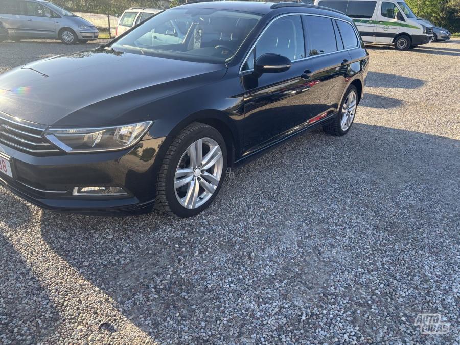Black Volkswagen Passat 2015 in Jurbarkas, with an engine capacity of 2.00 L and mileage of 312 thousand km for 7850 €, photo 3 on AUTOMOTO.COM.LV