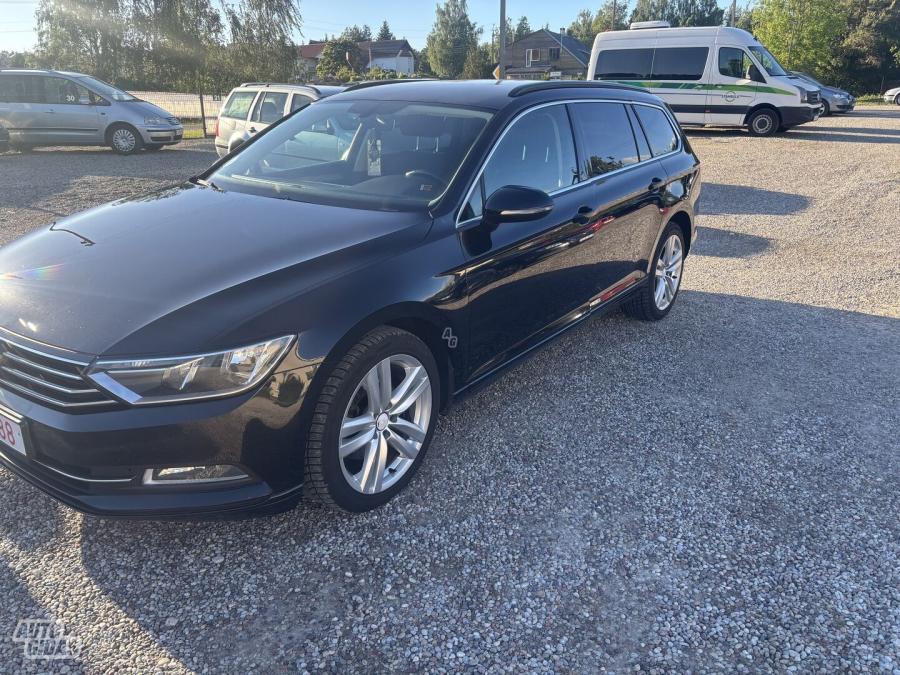 Black Volkswagen Passat 2015 in Jurbarkas, with an engine capacity of 2.00 L and mileage of 311 thousand km for 7750 €, photo 1 on AUTOMOTO.COM.LV