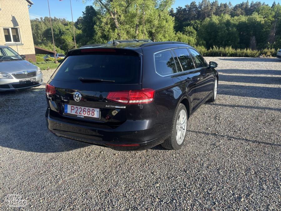 Black Volkswagen Passat 2015 in Jurbarkas, with an engine capacity of 2.00 L and mileage of 311 thousand km for 7750 €, photo 9 on AUTOMOTO.COM.LV