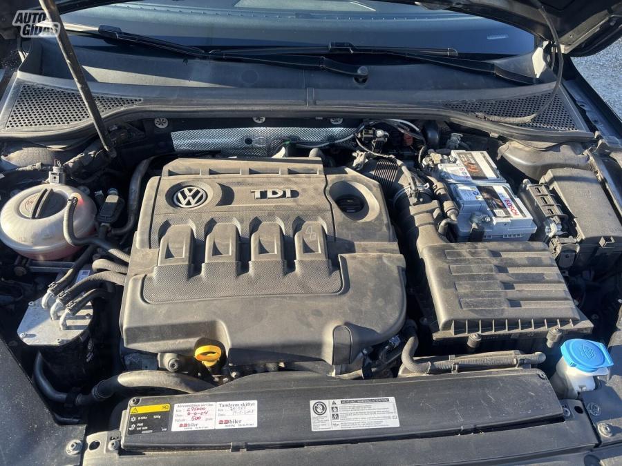 Black Volkswagen Passat 2015 in Jurbarkas, with an engine capacity of 2.00 L and mileage of 311 thousand km for 7750 €, photo 13 on AUTOMOTO.COM.LV