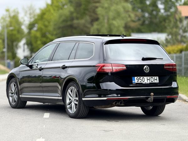 Black Volkswagen Passat 2015 in Tallinn, with an engine capacity of 2.00 L and mileage of 385 thousand km for 7299 €, photo 5 on AUTOMOTO.COM.LV