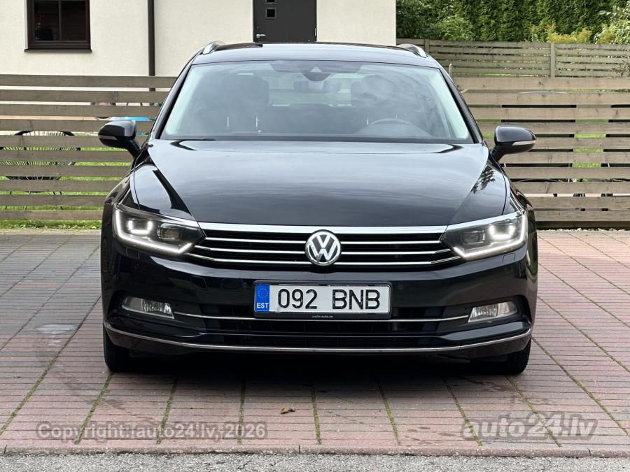 Black Volkswagen Passat 2015 in Viljandi, with an engine capacity of 2.00 L and mileage of 215 thousand km for 11900 €, photo 1 on AUTOMOTO.COM.LV